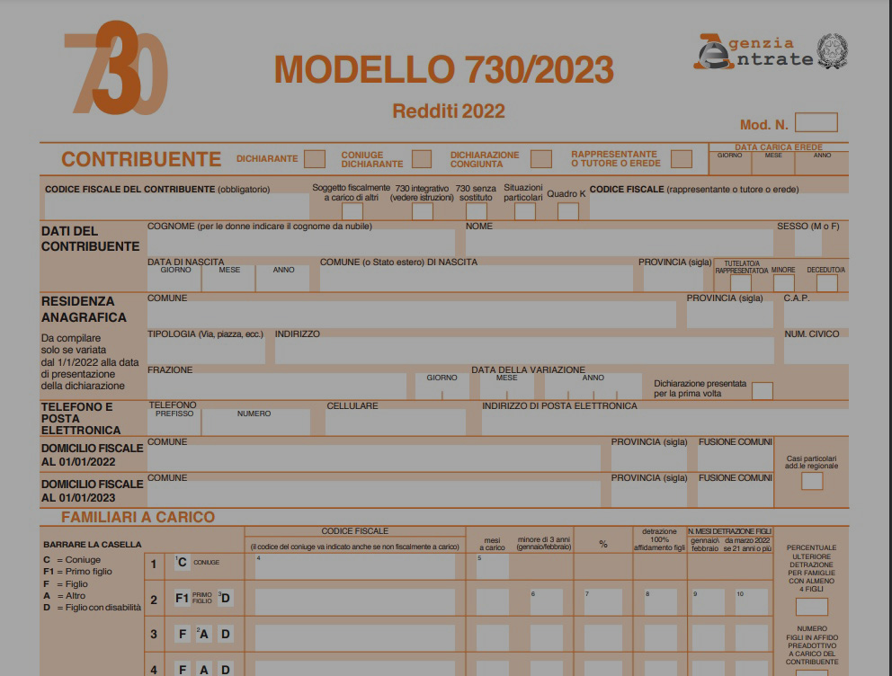 Modello 730/2023: novità, istruzioni e PDF da scaricare Modello 730/2023: novità, istruzioni e PDF da scaricare