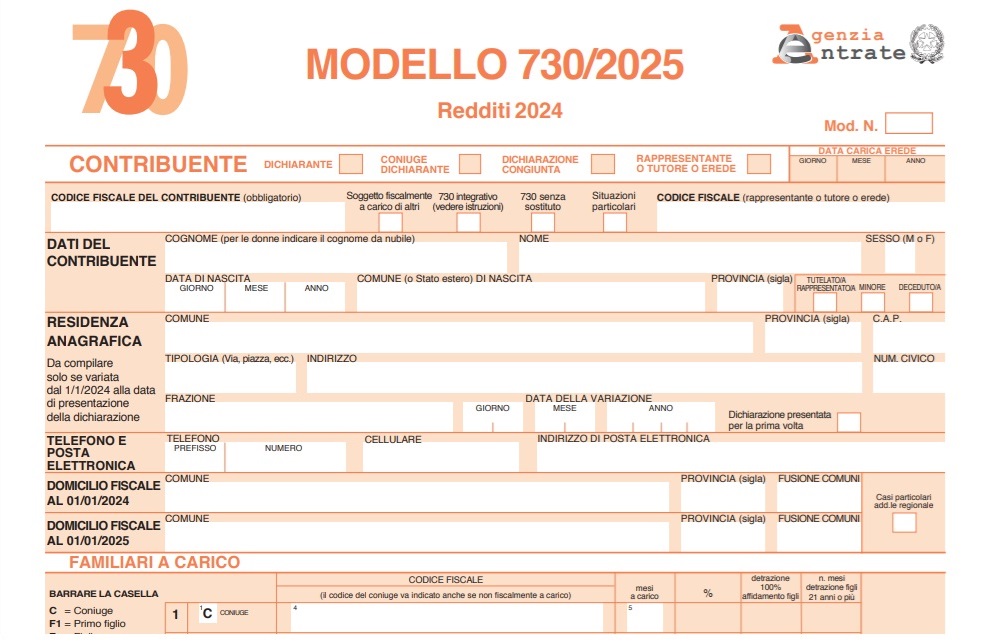 Via libera al Modello 730 2025 | è online la versione definitiva Le ...